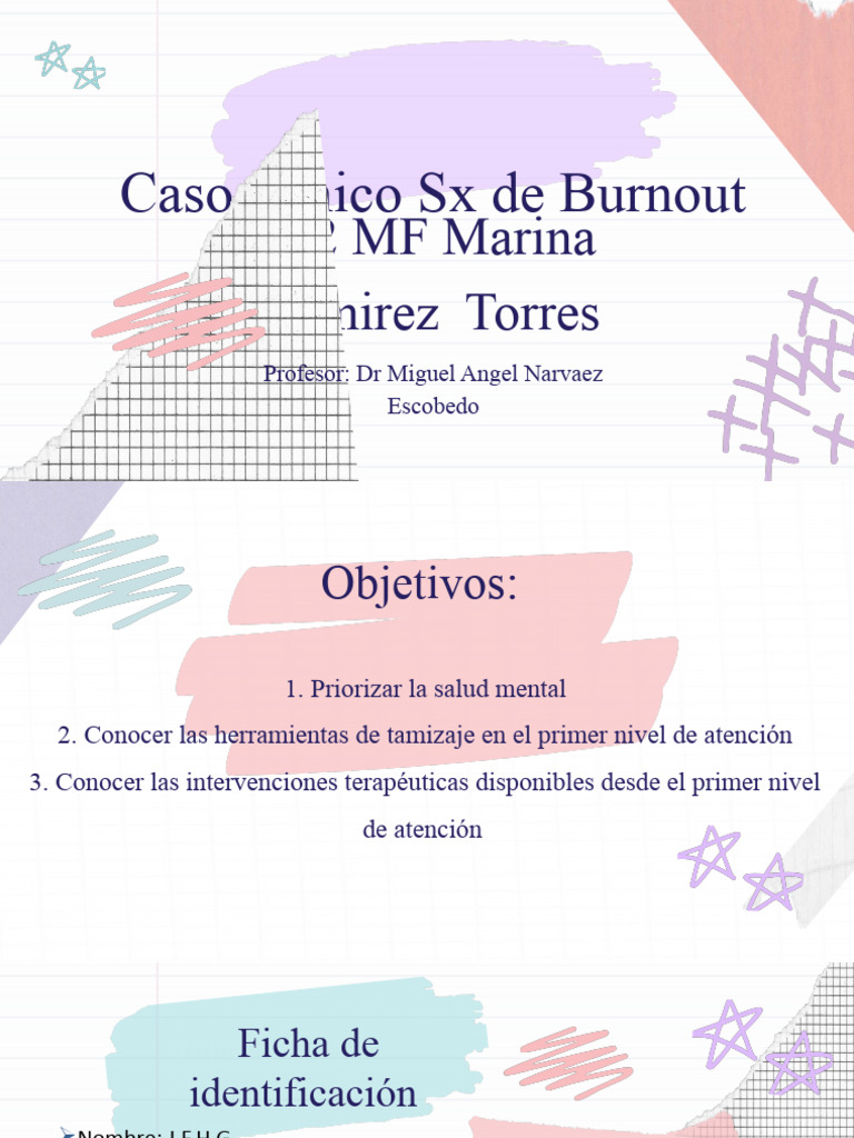 Caso Clinico Sindrome de Bounout | PDF | Trastorno depresivo mayor ...