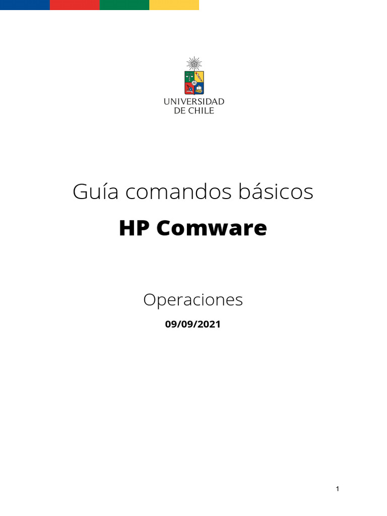 Guía de comandos básicos HP | PDF | Redes de computadoras | Estándares ...