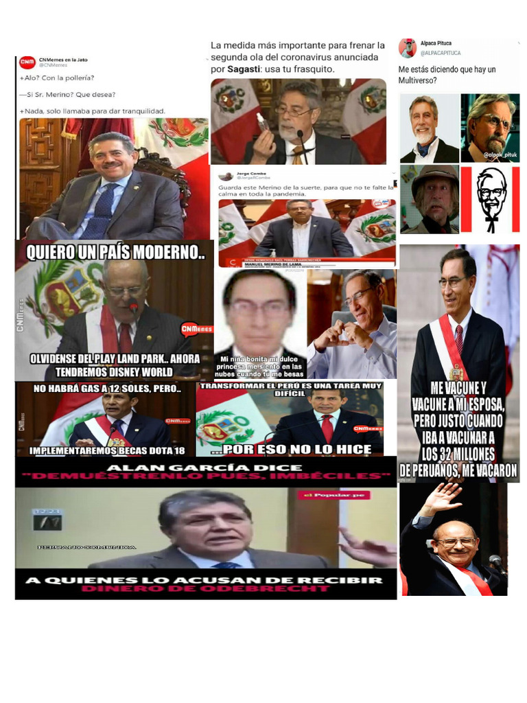 Presidentes Del Peru Meme XD | PDF
