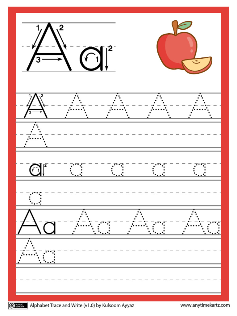 Alphabet Trace and Write | PDF