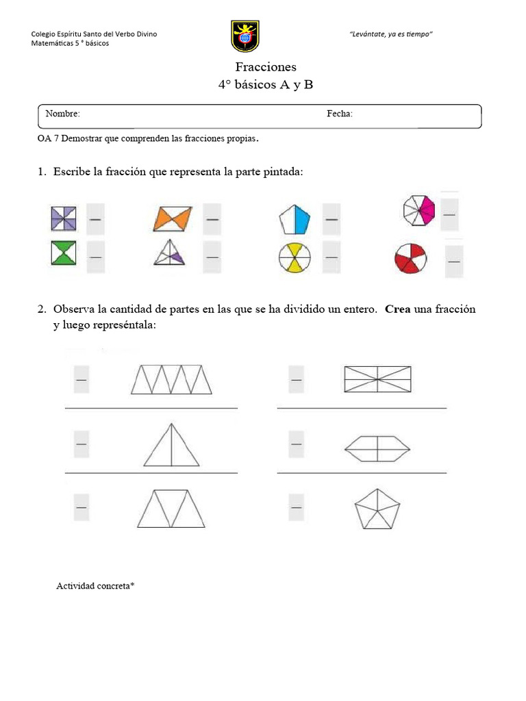 Fracciones 4to | PDF