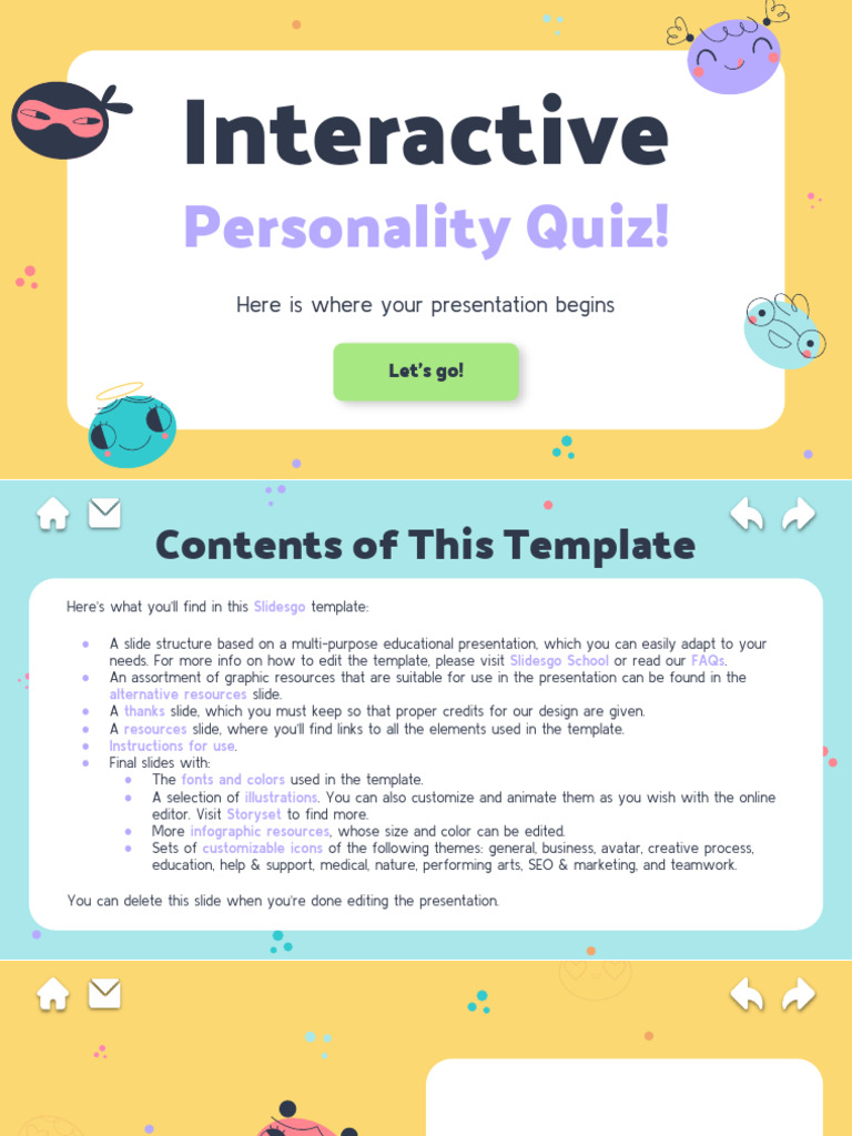 Interactive Personality Quiz! | PDF