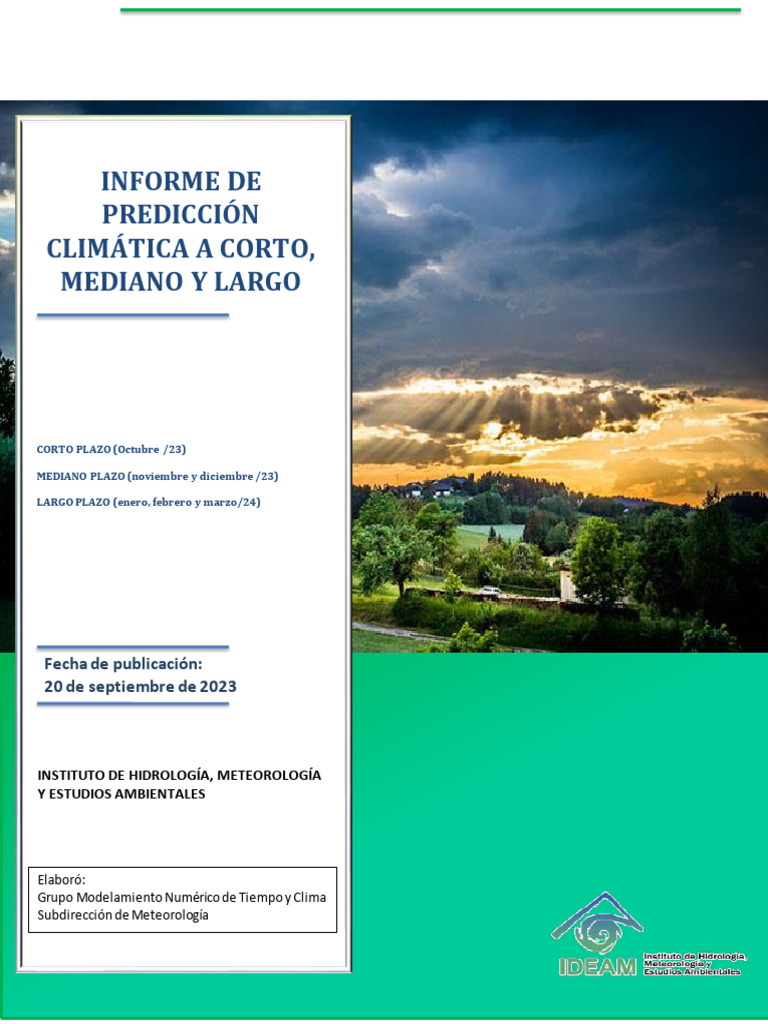 Informe Ideam | PDF