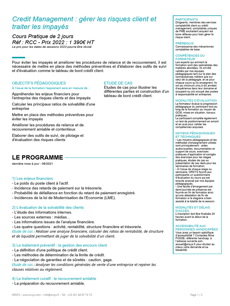 Credit Management | PDF