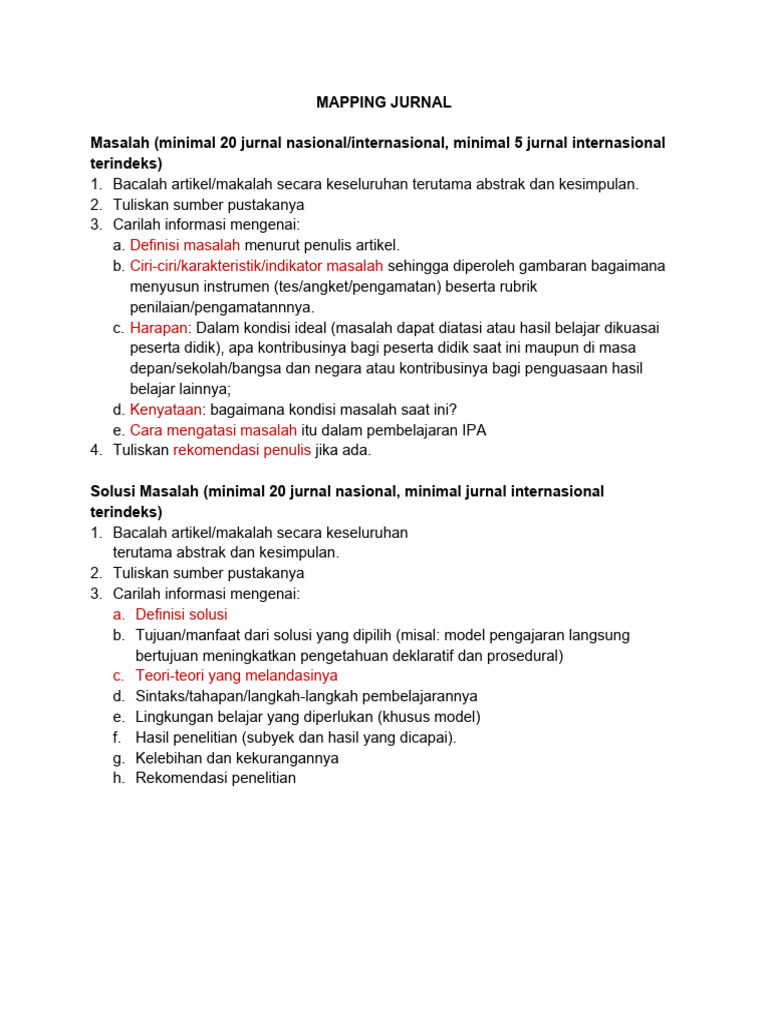 Mapping Jurnal | PDF | Metode & Bahan Ajar | Komputer