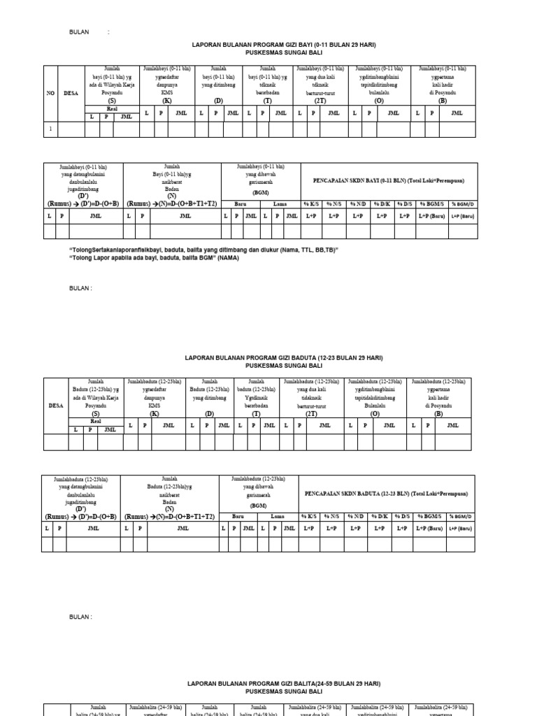 Format SKDN Desa | PDF