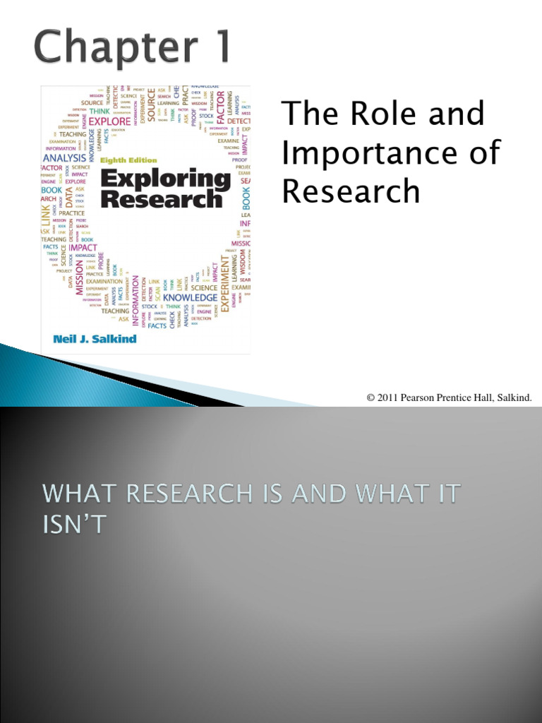 The Role and Importance of Research | PDF