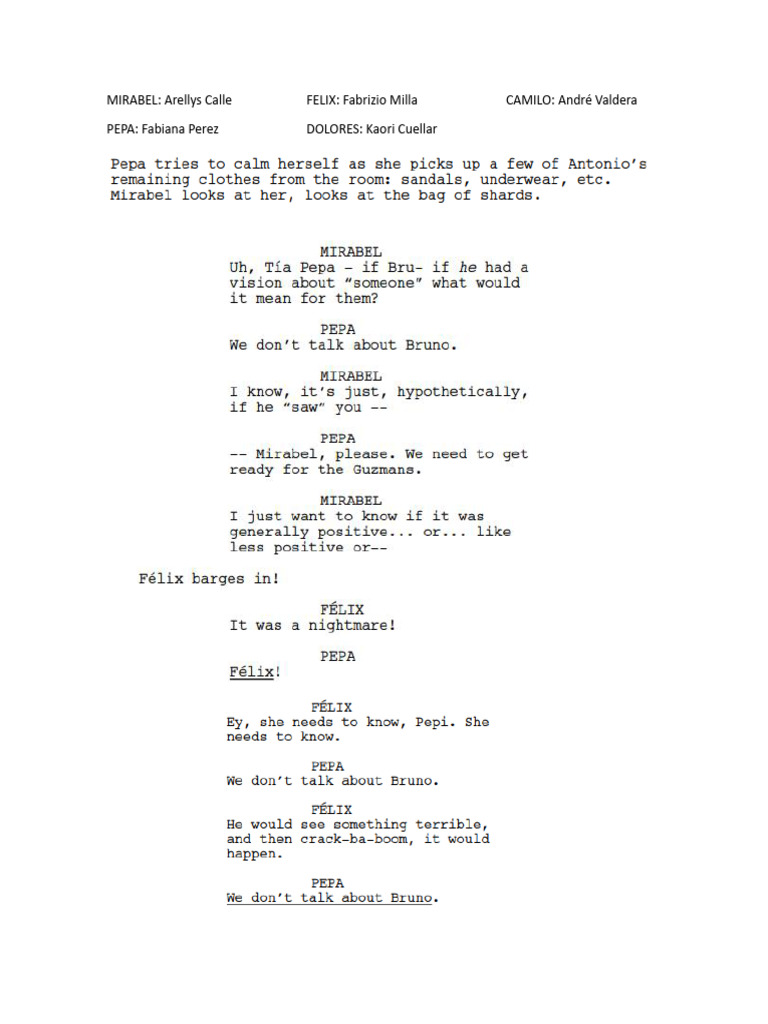 Encanto Script JF2023 | PDF