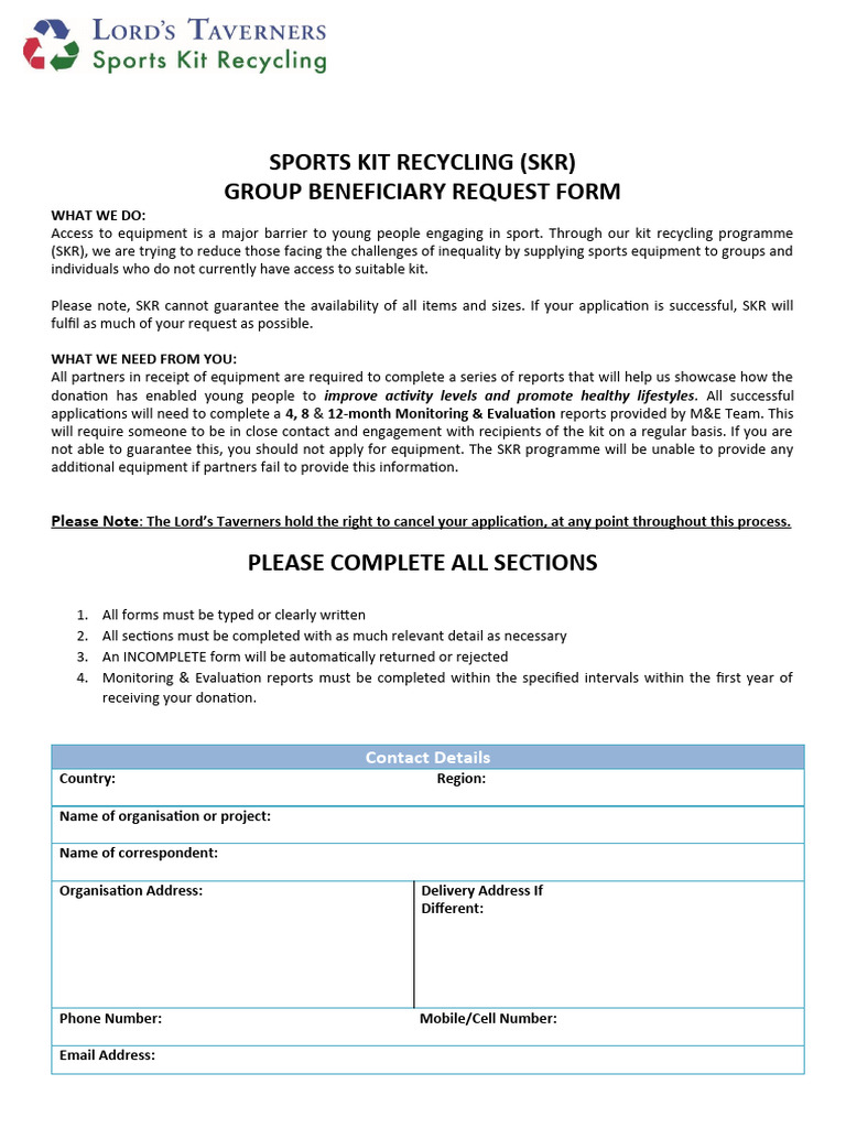 SKR - Application Form (Overseas) 2022 DPV1.01-23 | PDF | Career ...