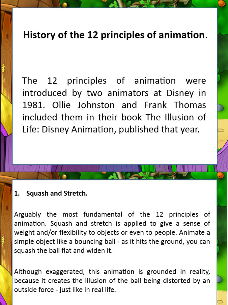 History of The 12 Principles of Animation | PDF