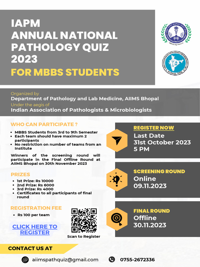 IAPM Quiz Flyer | PDF