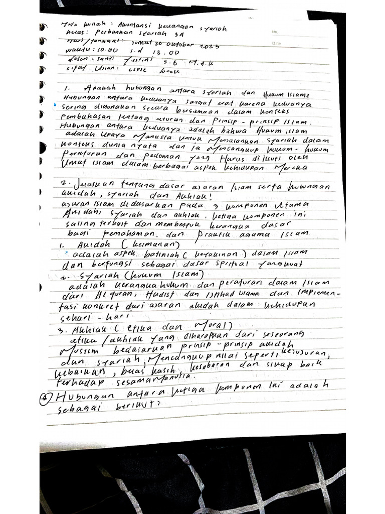 034 - Setya Maharani - Kuis 1 Akuntasi Syariah | PDF