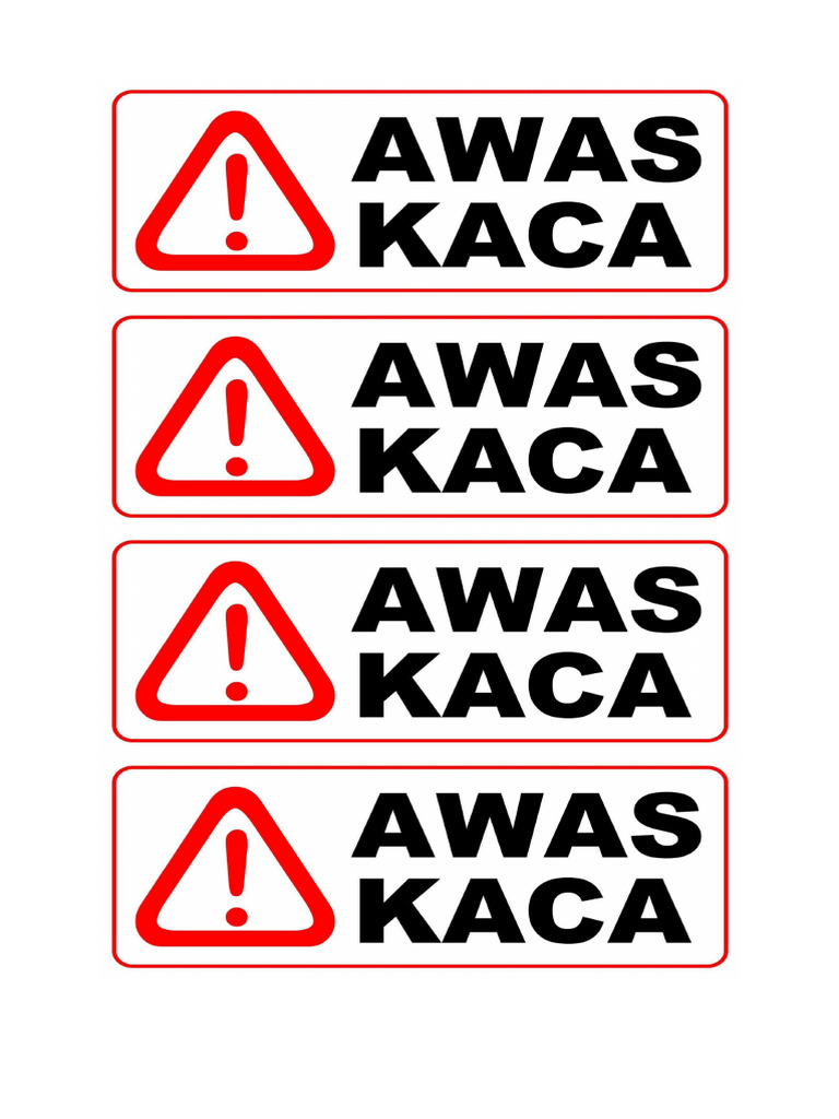 Awas Kaca | PDF Awas Kaca | PDF
