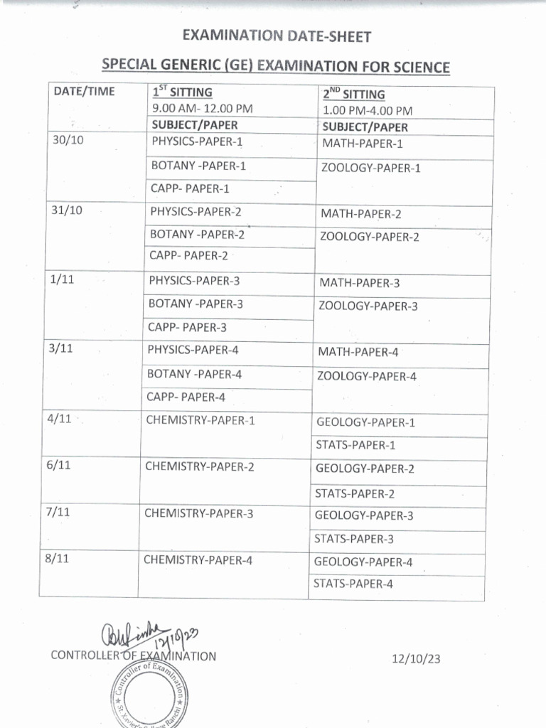 SpecialGe Science | PDF