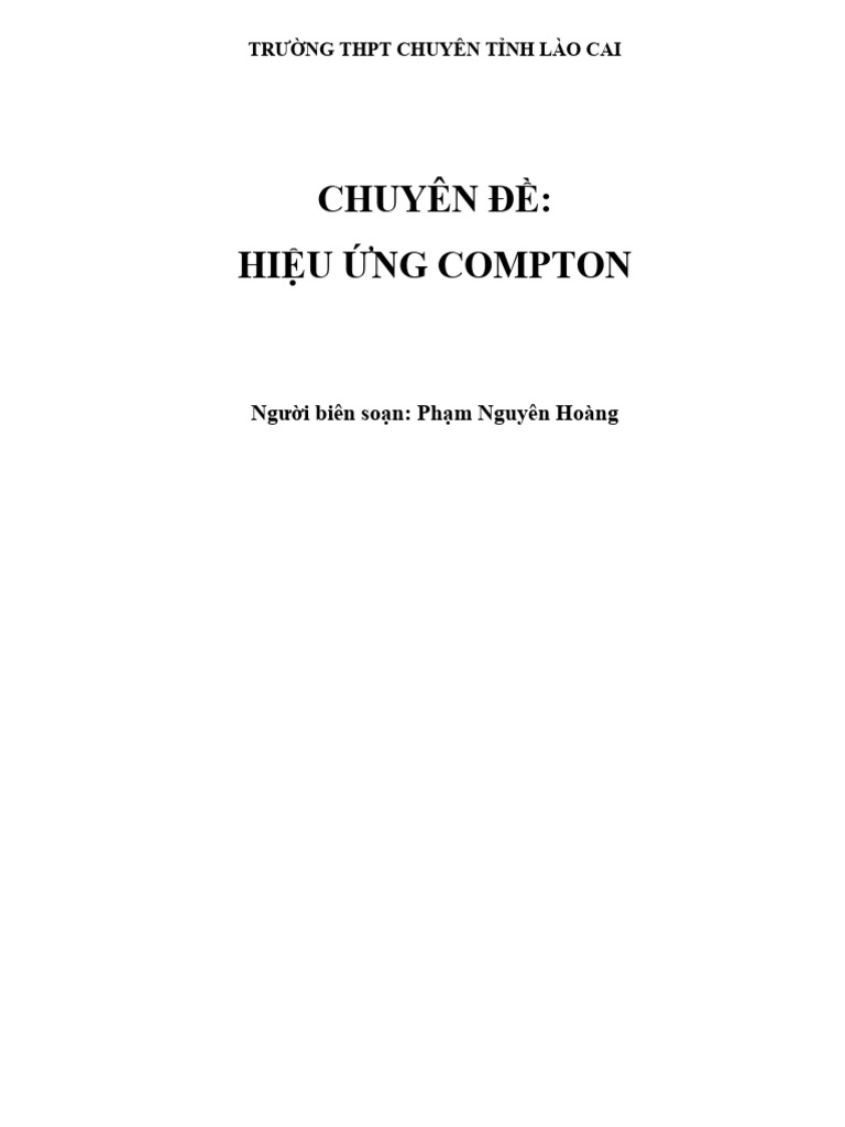 Hieu Ung Compton | PDF