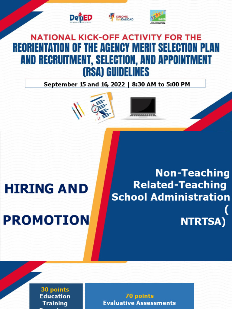 Presentation - RSA Guidelines (NTRTSA) | PDF