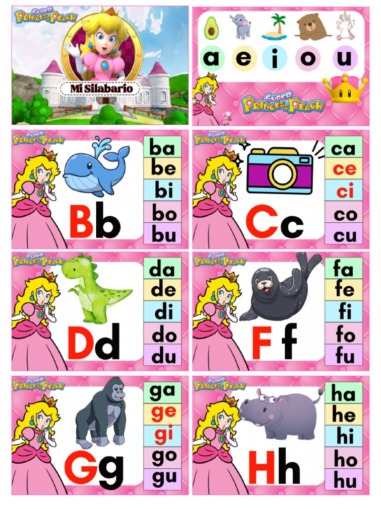 Silabario Mario y Peach | PDF