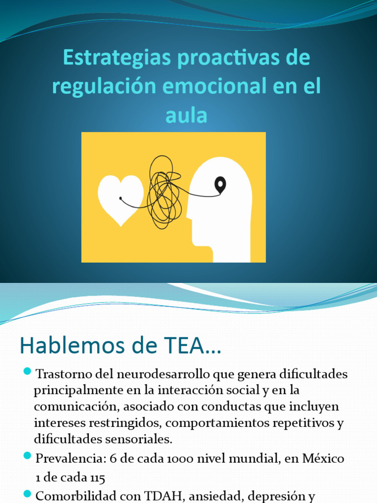 Estrategias Proactivas de Regulación Emocional en El Aula | PDF