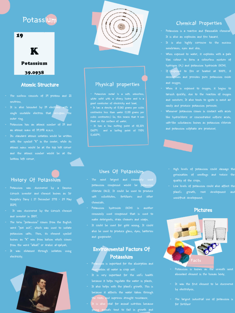 Brochure | PDF | Potassium | Chemistry