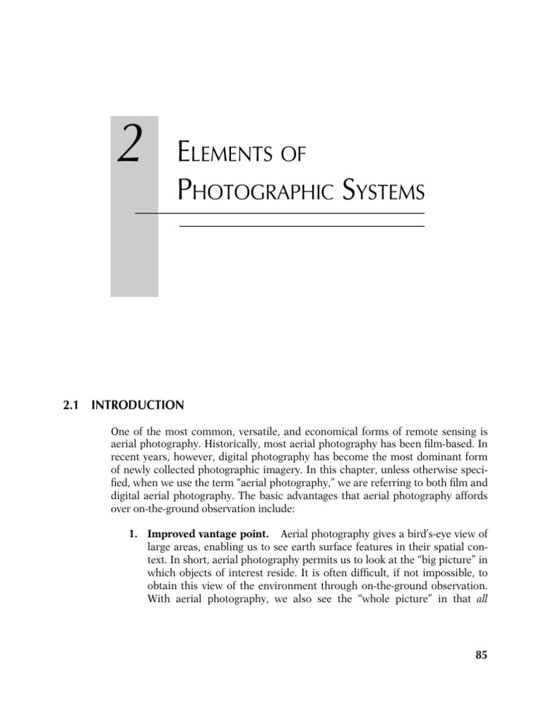 Elements of Photographic Systems | PDF | Optical Filter | Image Scanner