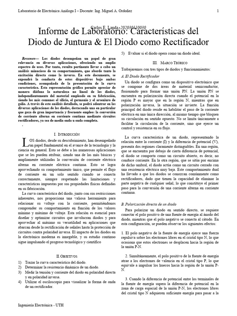 Formato IEEE | PDF | Diodo | Rectificador
