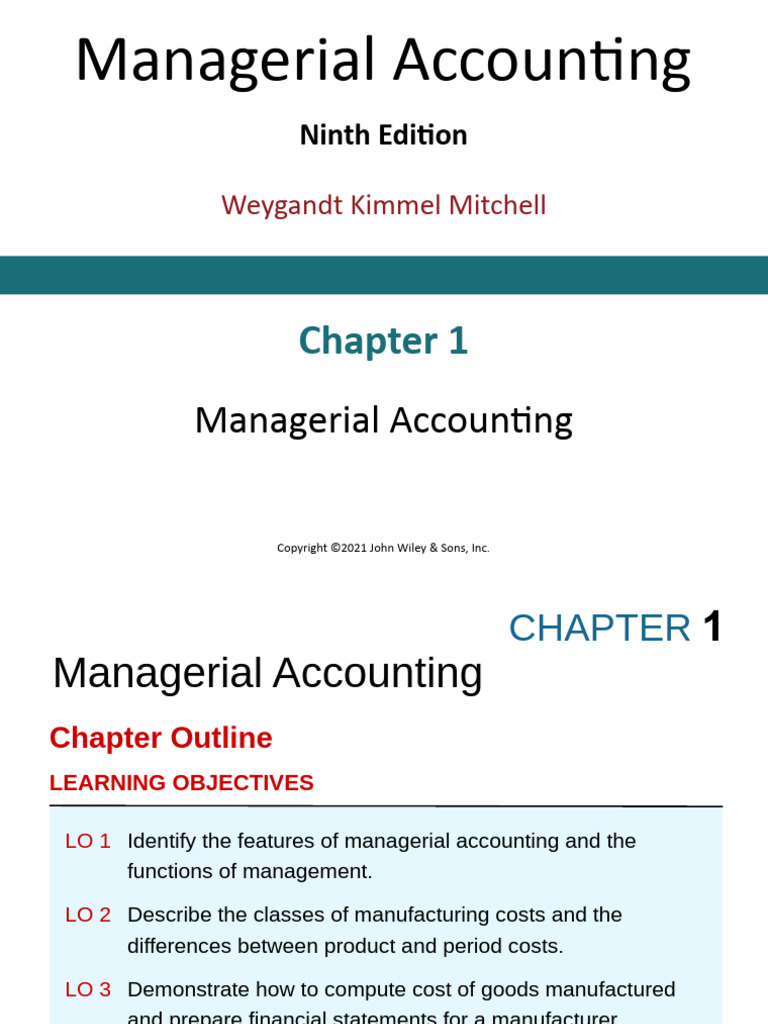 Chapter 1 Lecture Slides 9e | PDF | Cost Of Goods Sold | Inventory
