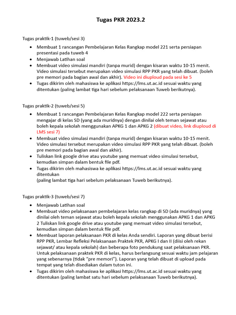 Tugas PKR 2023 | PDF