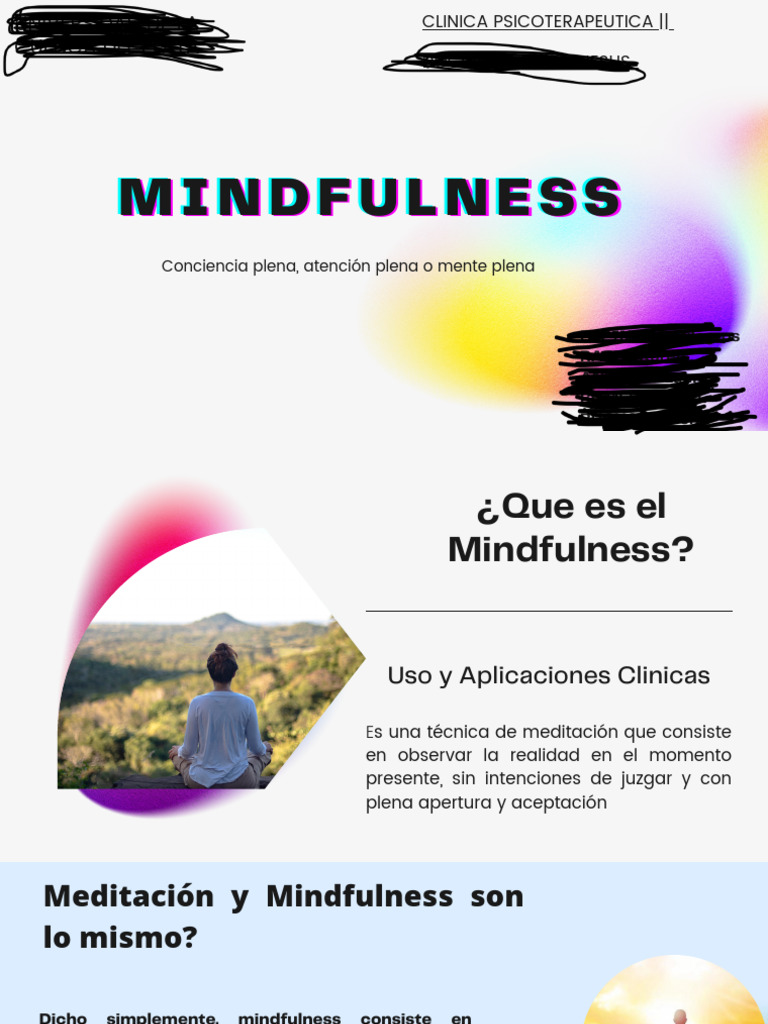 MINDFULNESS | PDF | Atención plena | Psicoterapia