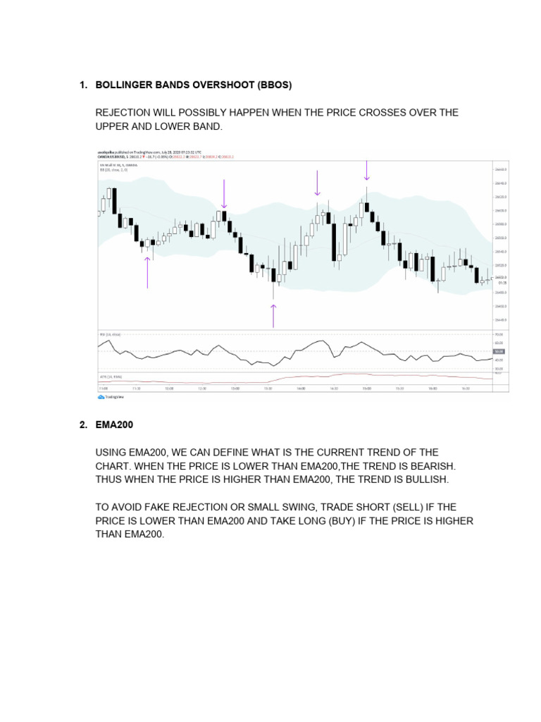 Trading Parameters Using Bollinger Band Strategy | PDF