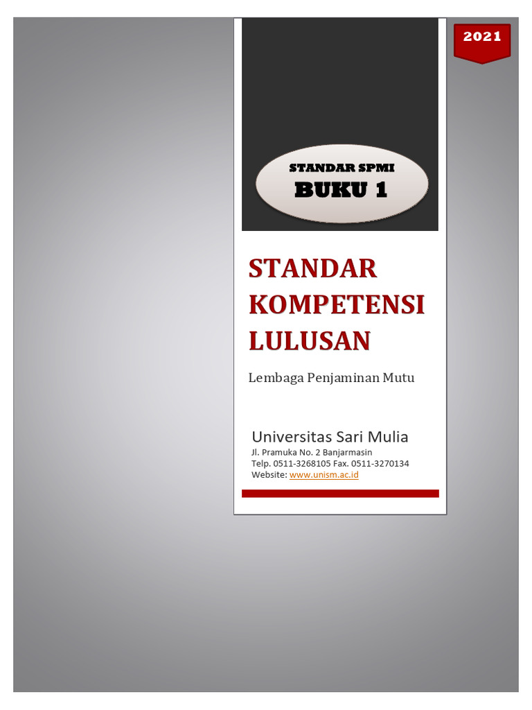 STANDAR KOMPETENSI LULUSAN-v.1 | PDF