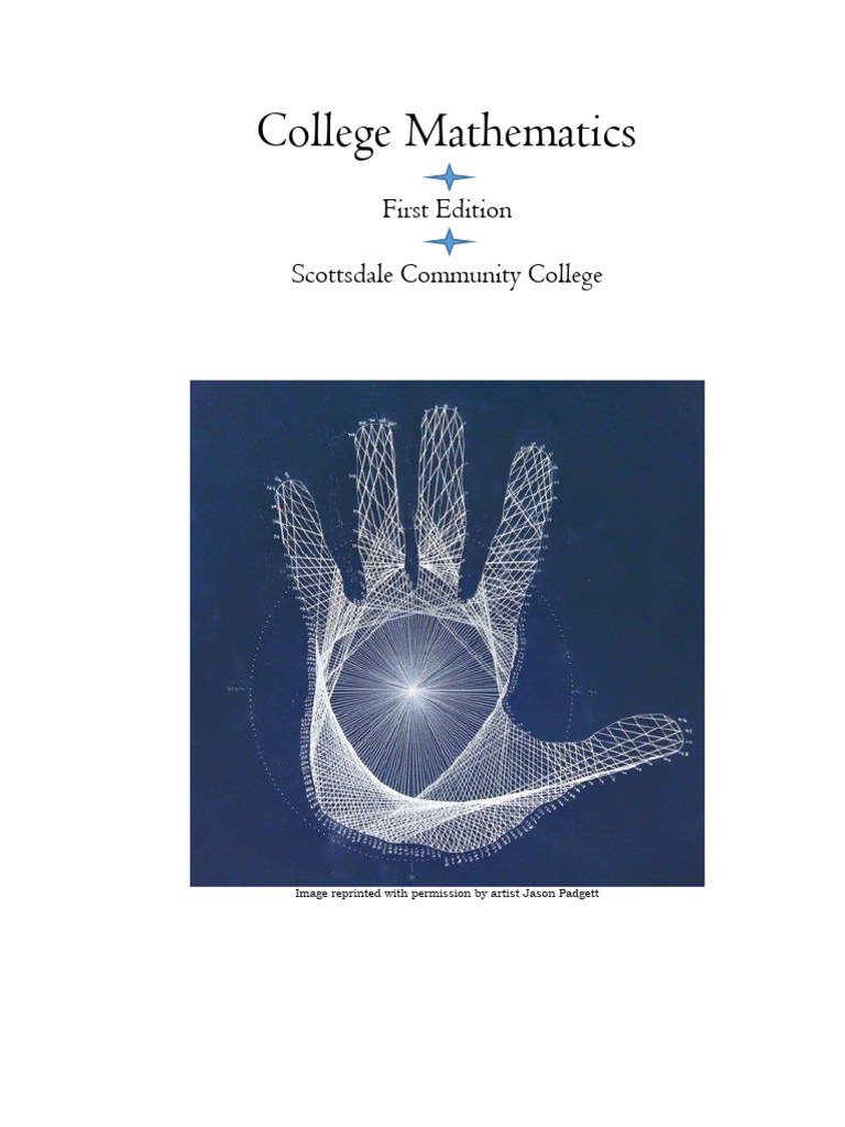 College Mathematics Textbook 1st Edition | PDF