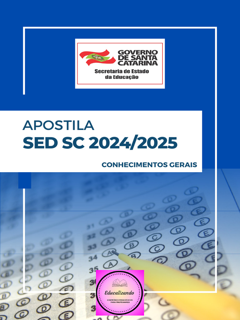 Apostila Conhecimentos Gerais Sed SC | PDF