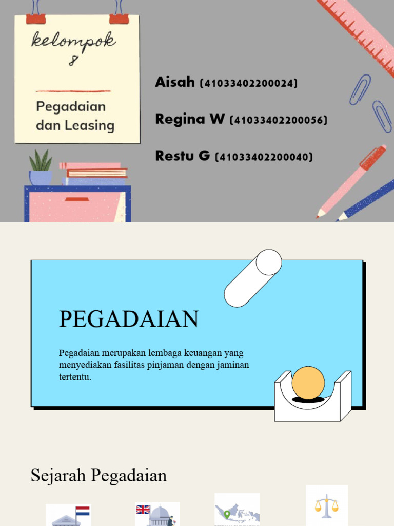 Pegadaian Dan Leasing | PDF | Hukum