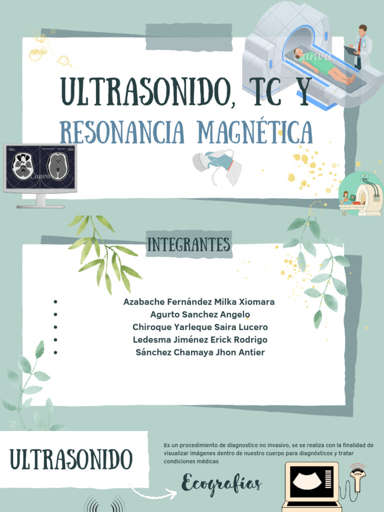 Ultrasonido, TC y RM | PDF | Ct Scan | Ultrasonido