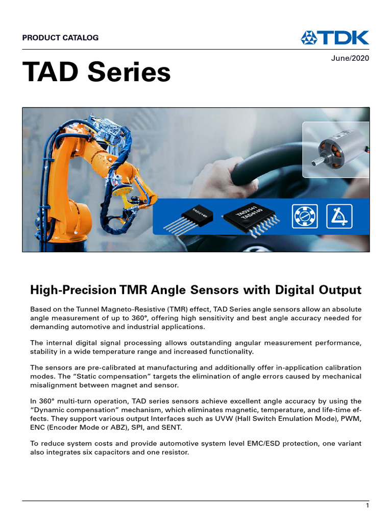 Sensor Angle-tmr-Angle Tad en | PDF