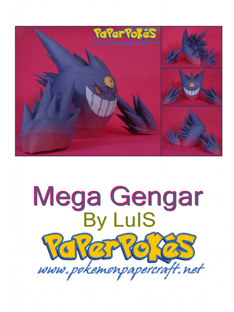 Mega Gengar A4 Lined Shiny | PDF