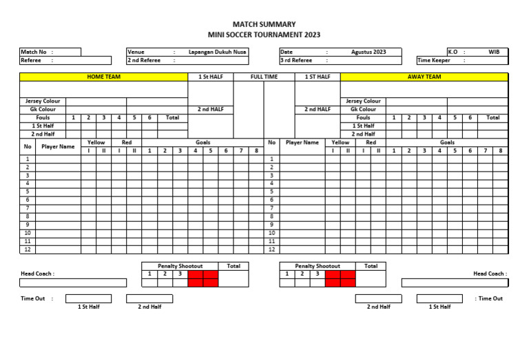 DSP Mini Soccer 2023 | PDF | Association Football | Team Sports
