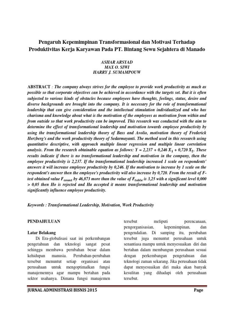 DM Jab,+Jurnal+Adm+Bisnis+Ashar | PDF | Motivation | Motivational