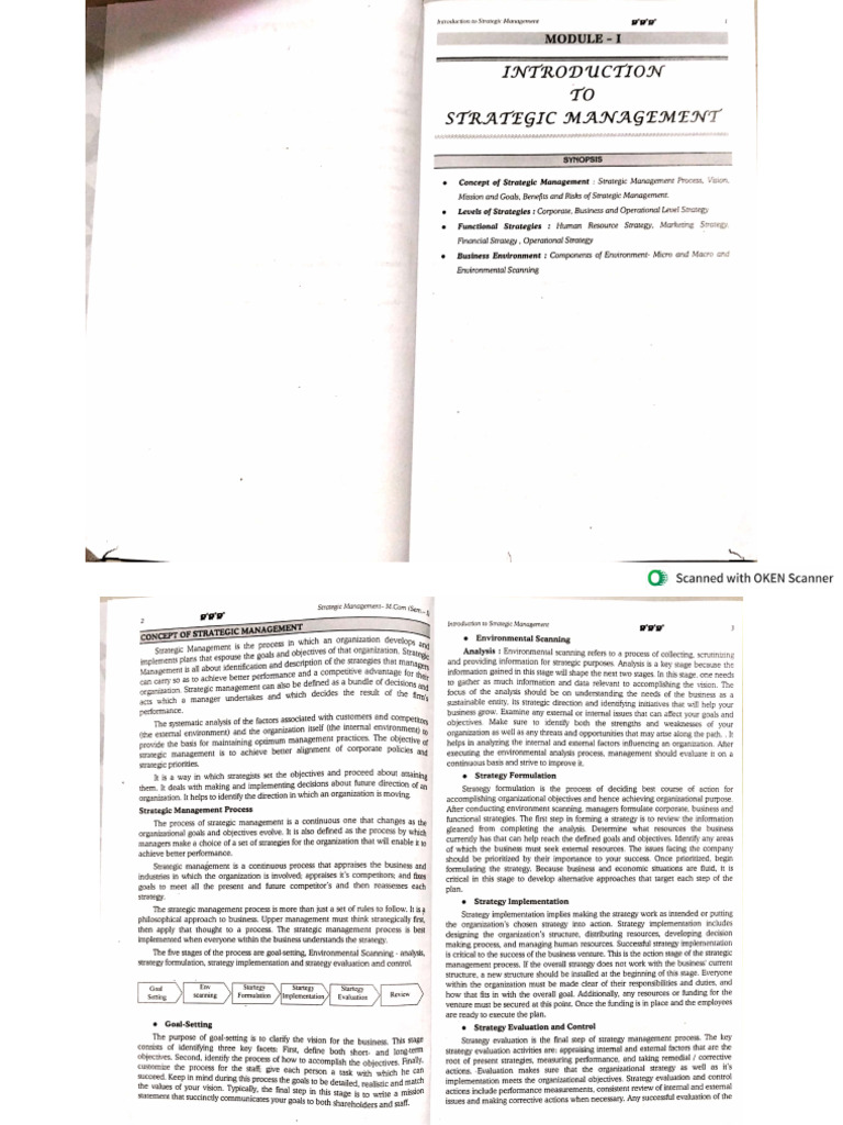 Strategic Management | PDF