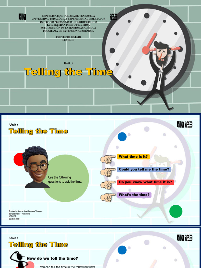 How to Tell Time: A Guide | PDF
