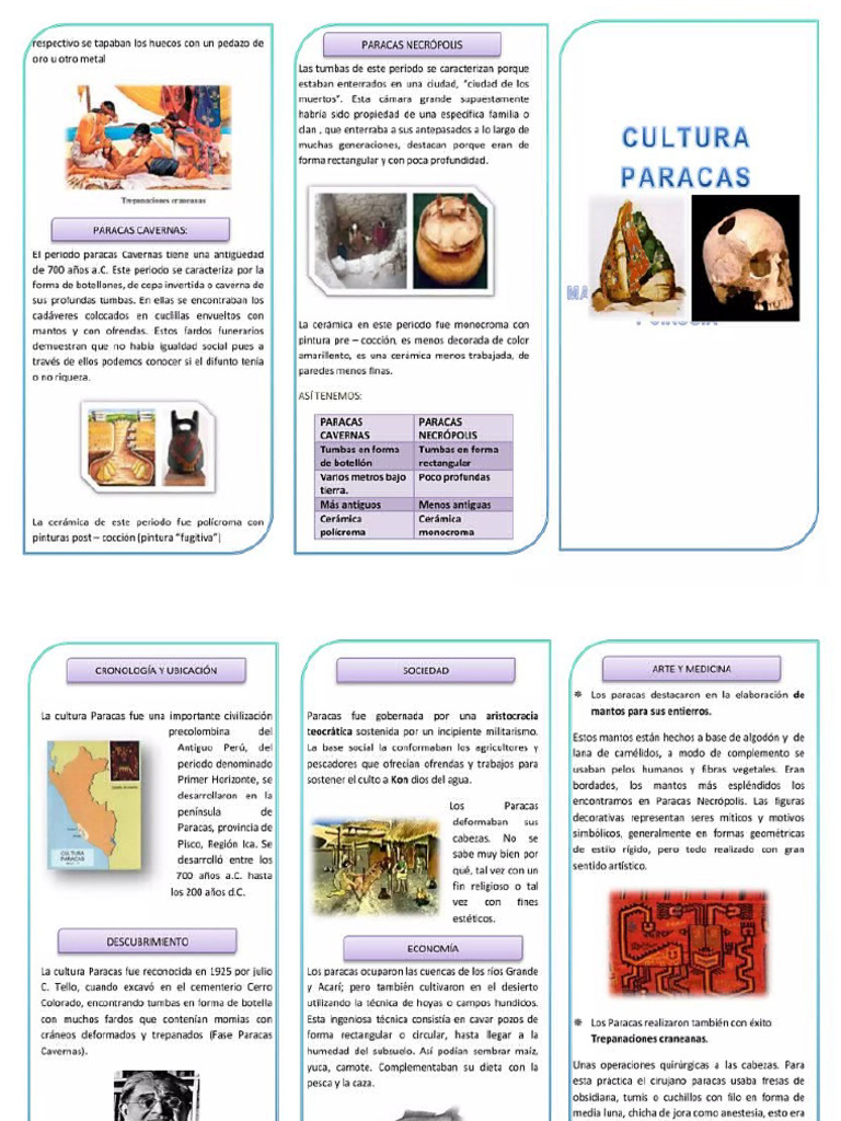 Cultura Paracas | PDF