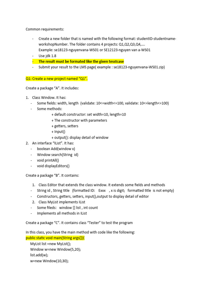Ex 5 Pdf Parameter Computer Programming Object Oriented Programming