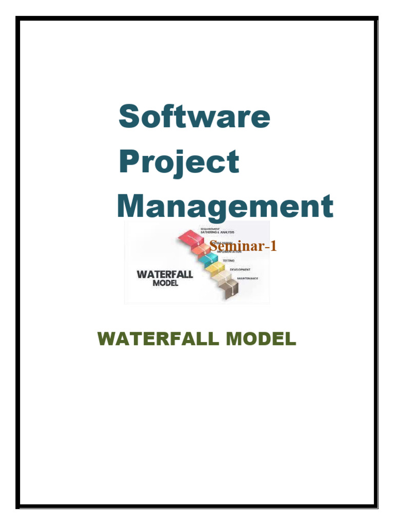 Software Engineering - WaterFall Model | PDF