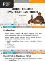 Model Analisis Regresi Moderasi (MRA) | PDF | Metode & Bahan Ajar