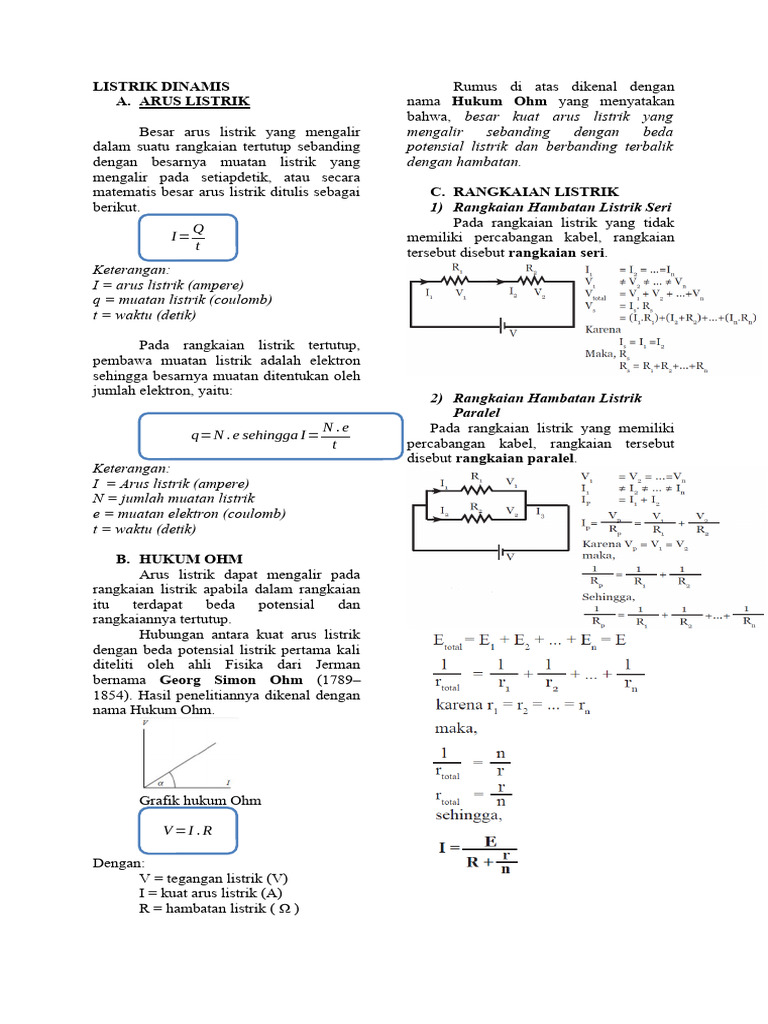 Listrik Dinamis 1 | PDF