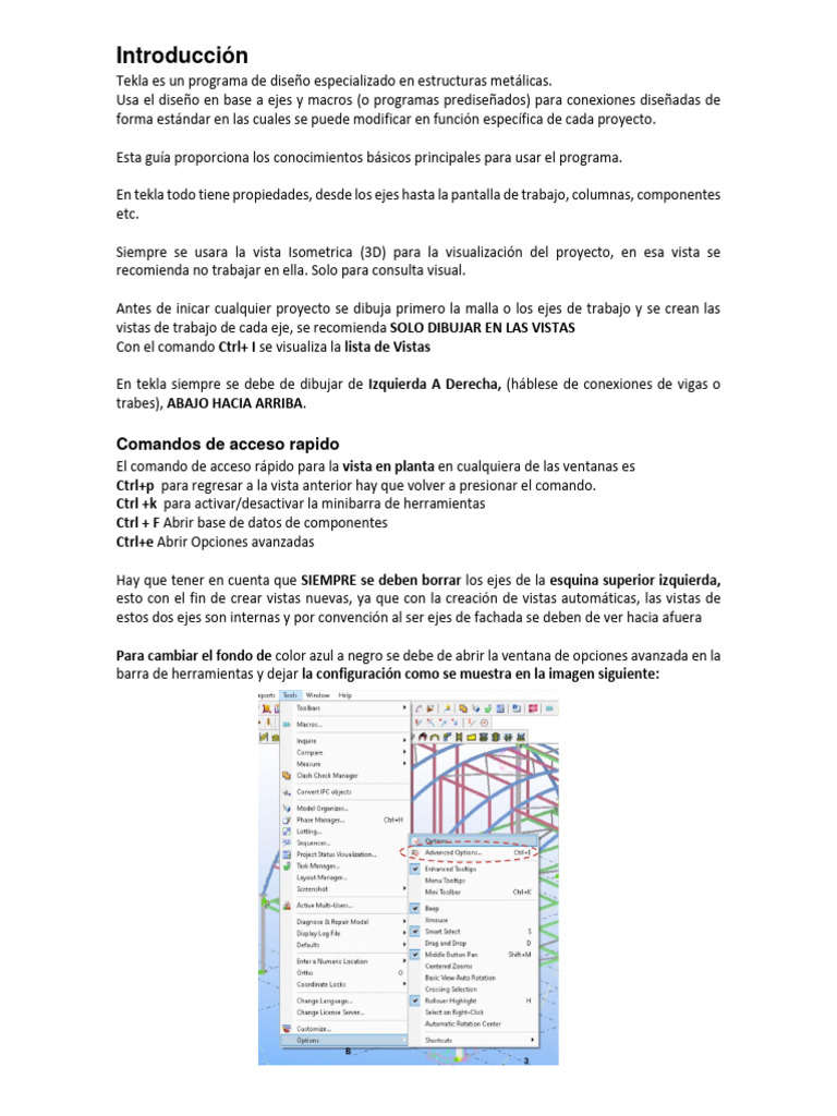 Tekla Guia Basica 2021 | PDF | Tecnología