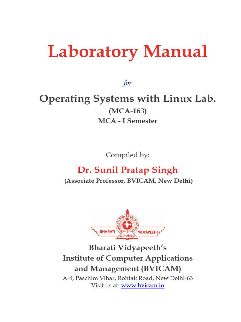 OS Lab Manual | PDF