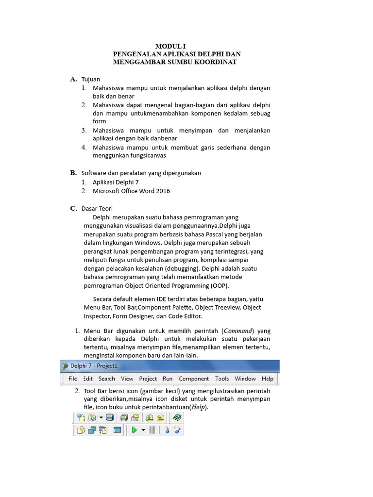 Modul I - Praktikum Grafika | PDF