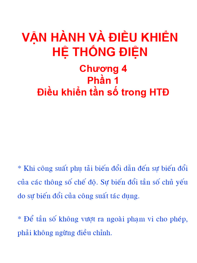 VHDK HTD - Chuong 4.1 - Cong Tac Van Hanh Nang Cao CLD - PD | PDF