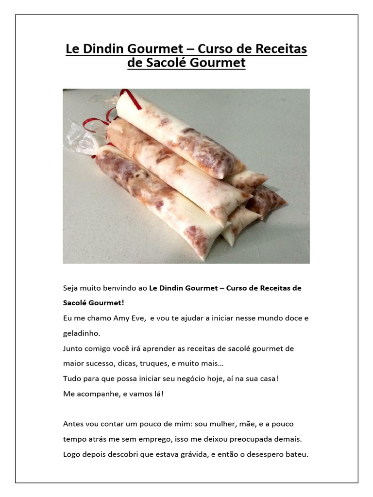 Curso Le Dindin Gourmet-2-1 | PDF | Chocolate | Queijo
